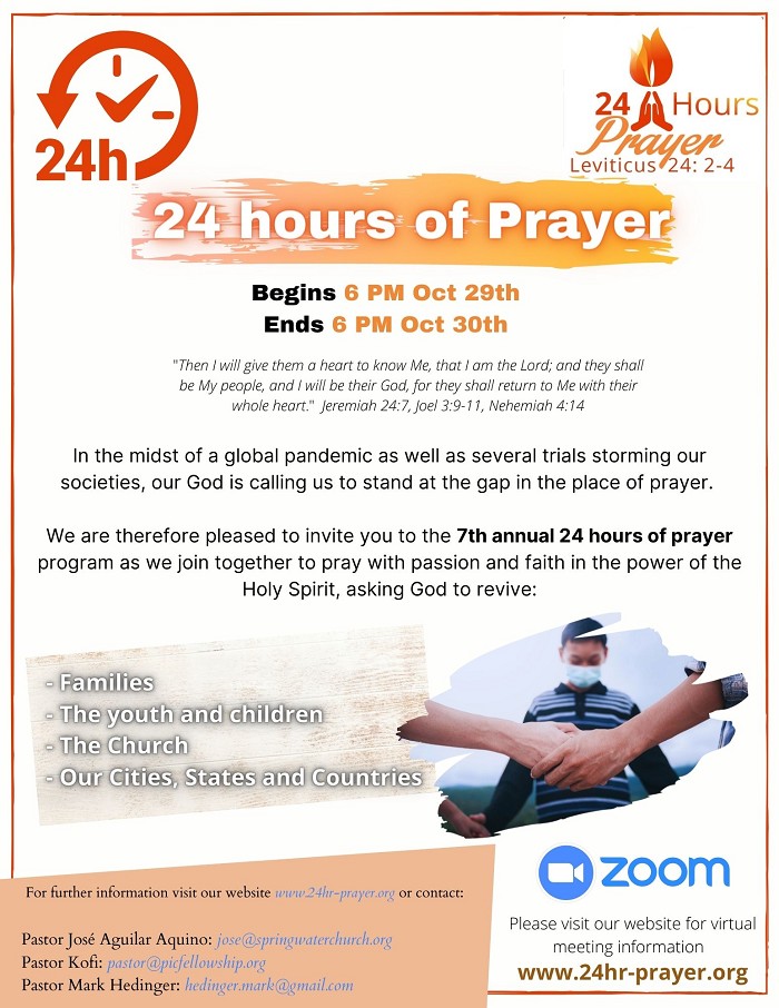 24 Hours of Prayer